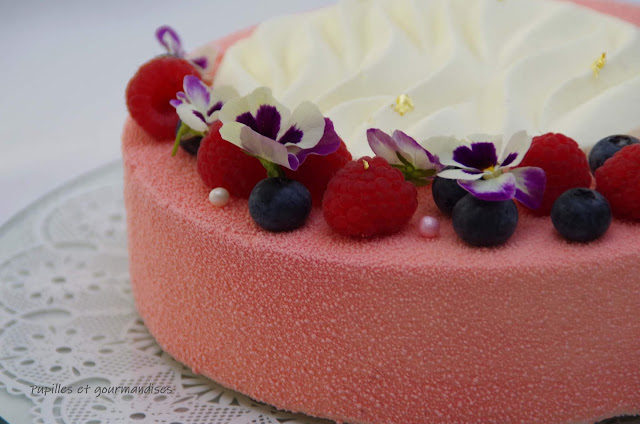 Entremet vanille & fruits rouges