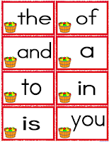 Teachers R US: Apple Theme Sight Words Activities (High Frequency Words ...