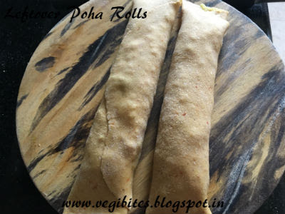 Leftover Poha Rolls | Vegetarian bites to tickle your senses