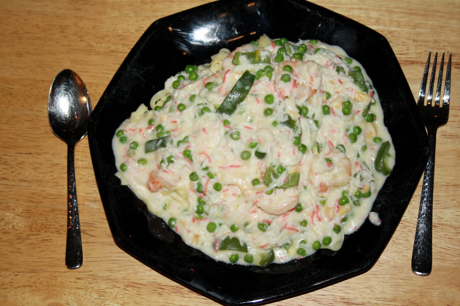 Eat Out In Every Night: Prawn Crab Edam Pasta