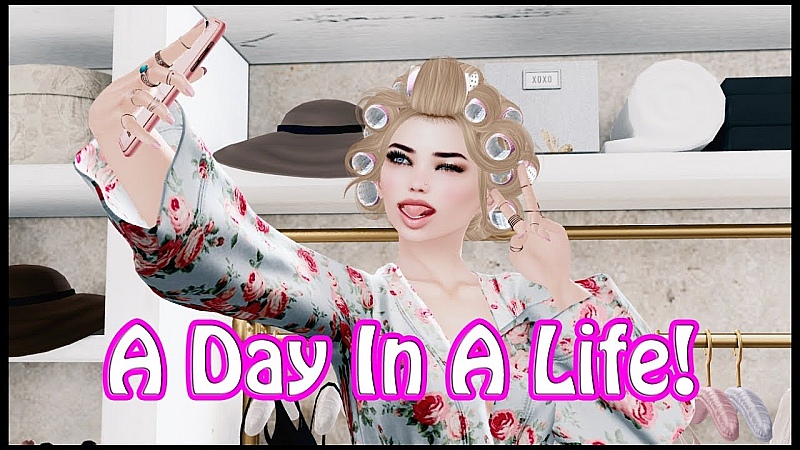 Echt Virtuell: [Video] - A Day In A Life Of A Second Life Fashion Blogger!