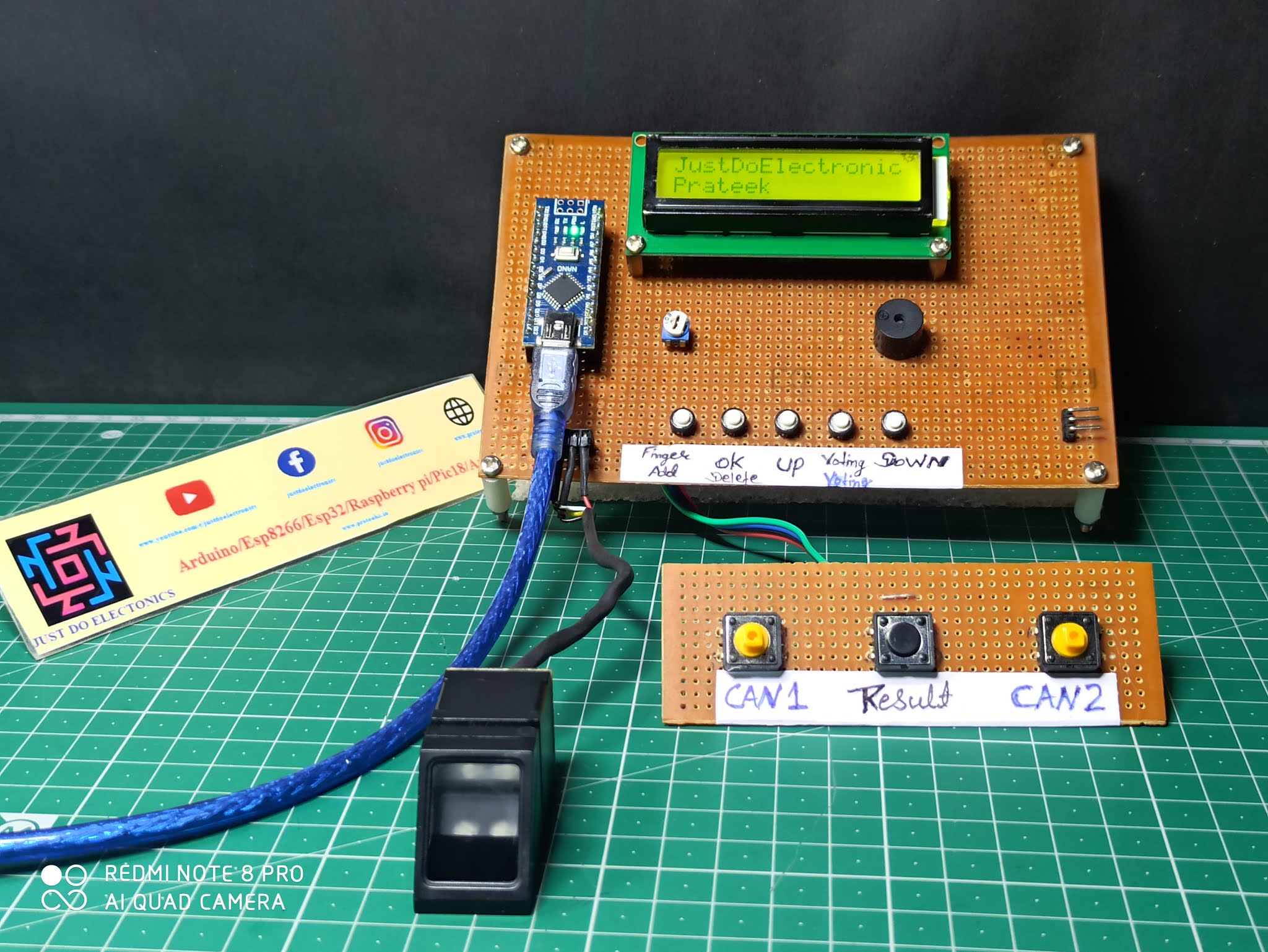 Fingerprint Based Biometric Voting Machine