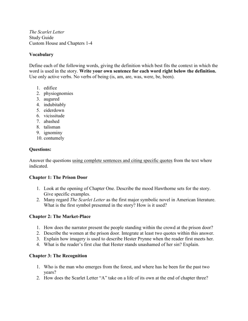How Many Chapters Are In The Scarlet Letter ~ Thankyou Letter