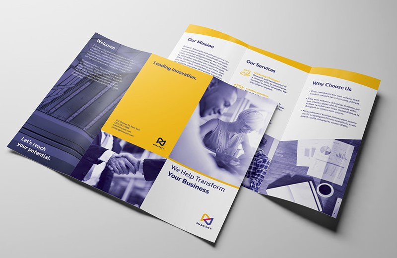 Cara Membuat Template Brosur, pamflet dan flyer di Adobe InDesign ...