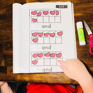 Kelly McCown: February Interactive Math Notebook Kindergarten