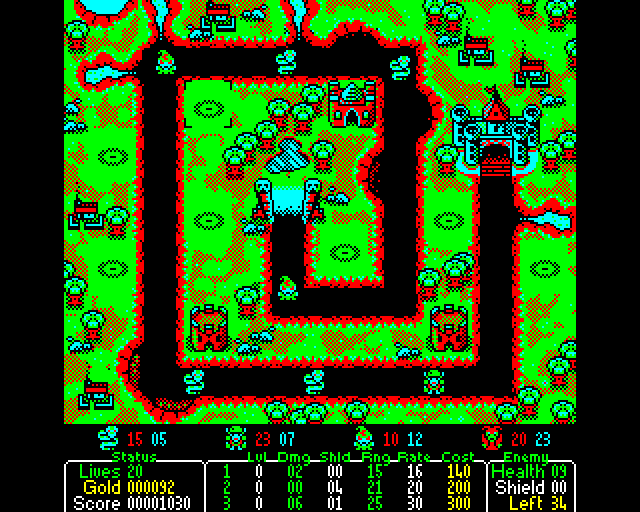 Indie Retro News: Castle Defender - BBC Micro's only tower defence game ...