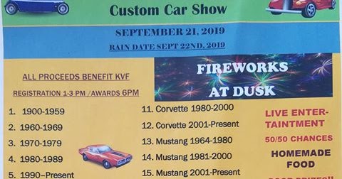 Kaska Fire Company Car Show