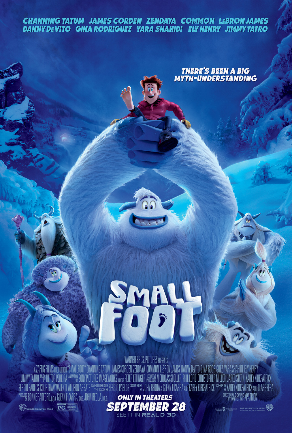 Elokuvan taikaa: Arvostelu: Pikkujalka (Smallfoot - 2018)