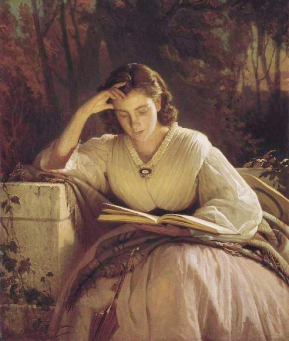 Home Living: Women Reading in 19th Century Realist Paintings