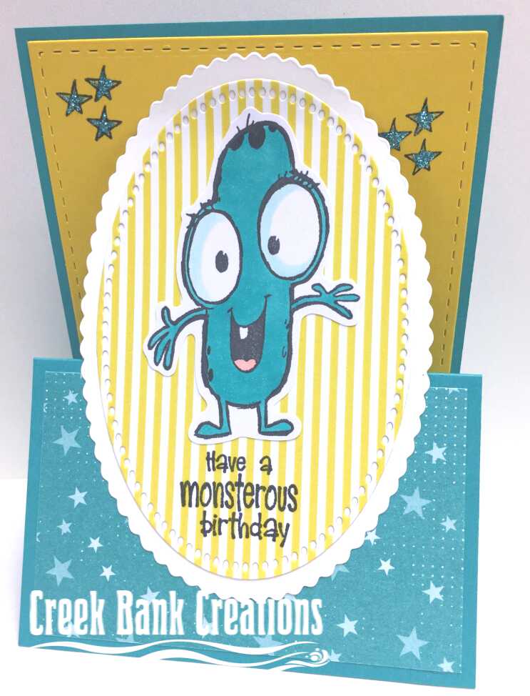 Oval Stand Up Card! - Creek Bank Creations