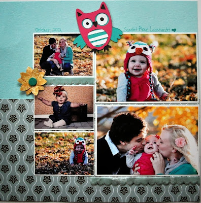 Random Memories: Two page layout - "Owl About You"