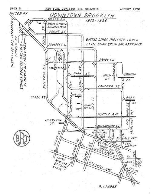 Streetcars and Spatial Analysis: Downtown Brooklyn Trolley Map - 1912-1920
