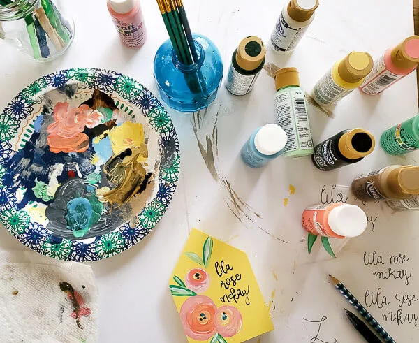 DIY Mini Hand Painted Sign for Nursery - DIY Beautify - Creating Beauty ...