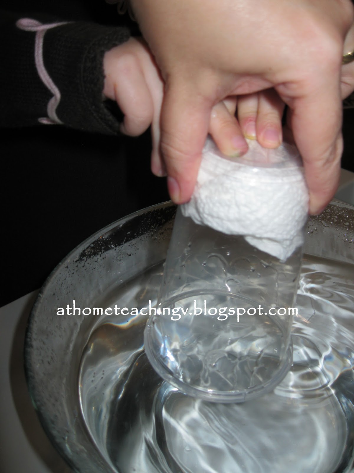 at home teaching V: Solids, Liquids, and Gases - Science Experiment!