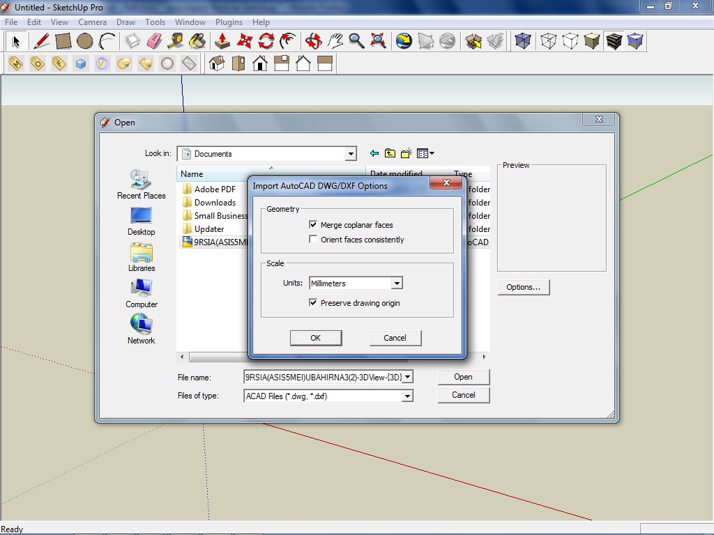 belajar jadi arsitek: cara import Revit ke Sketchup