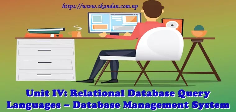 Unit IV: Relational Database Query Languages | BCA 4th Semester ... Unit IV: Relational Database Query Languages | BCA 4th Semester ...