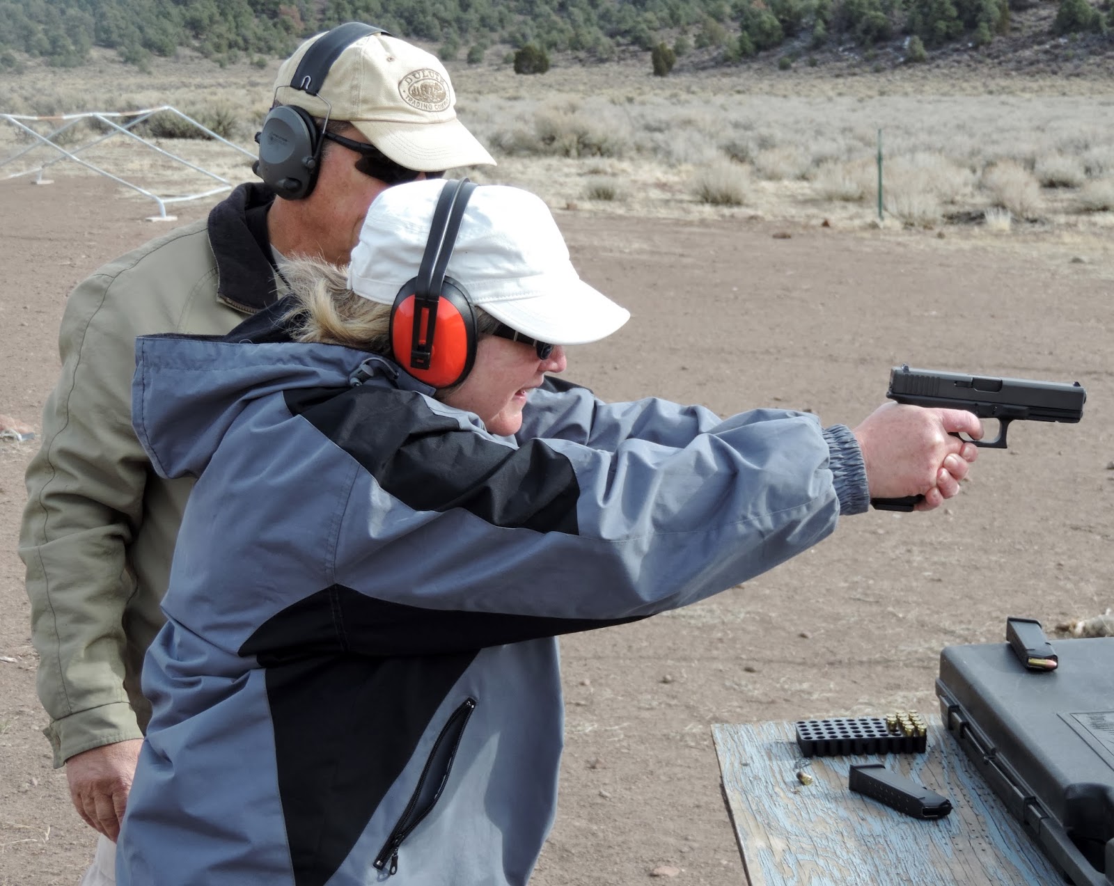 Babbling Brooke Gazette: Tick-tock, let's shoot that Glock!