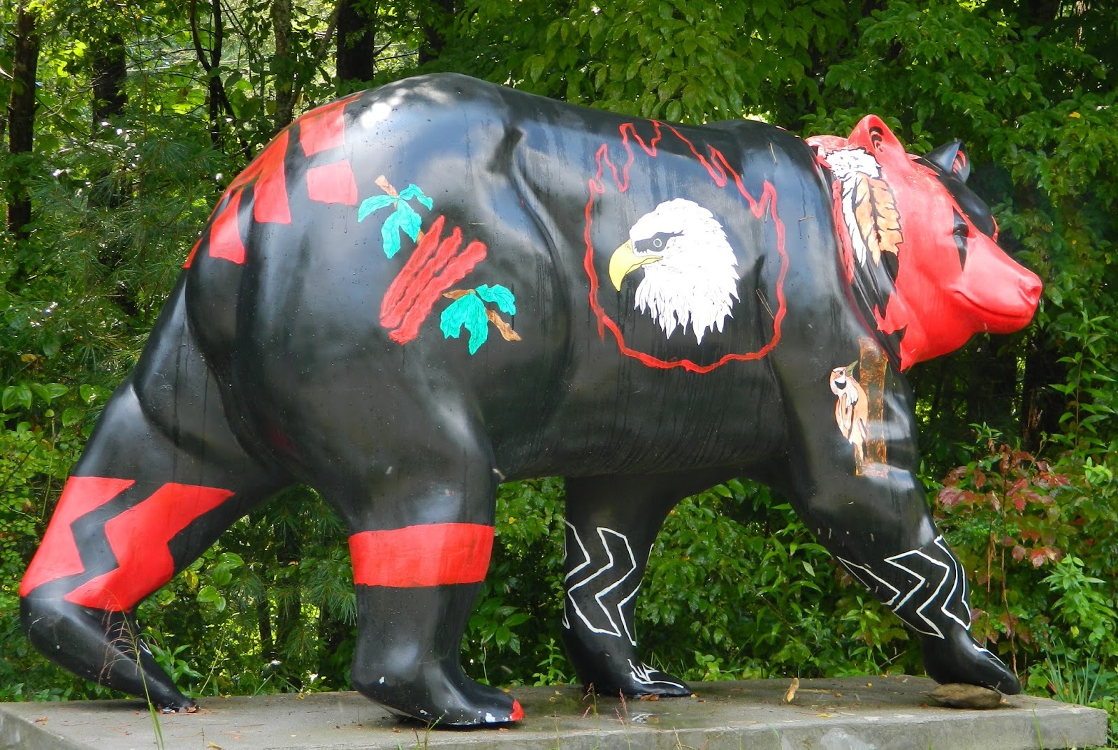 Lise's Log Cabin Life: A Few Wineries in Western NC & Cherokee Painted ...