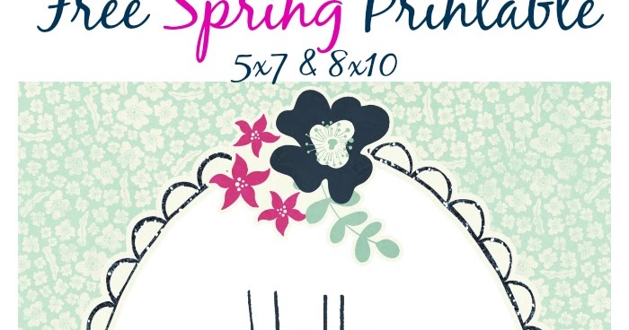 The Cozy Red Cottage: Hello Spring! Free Printable