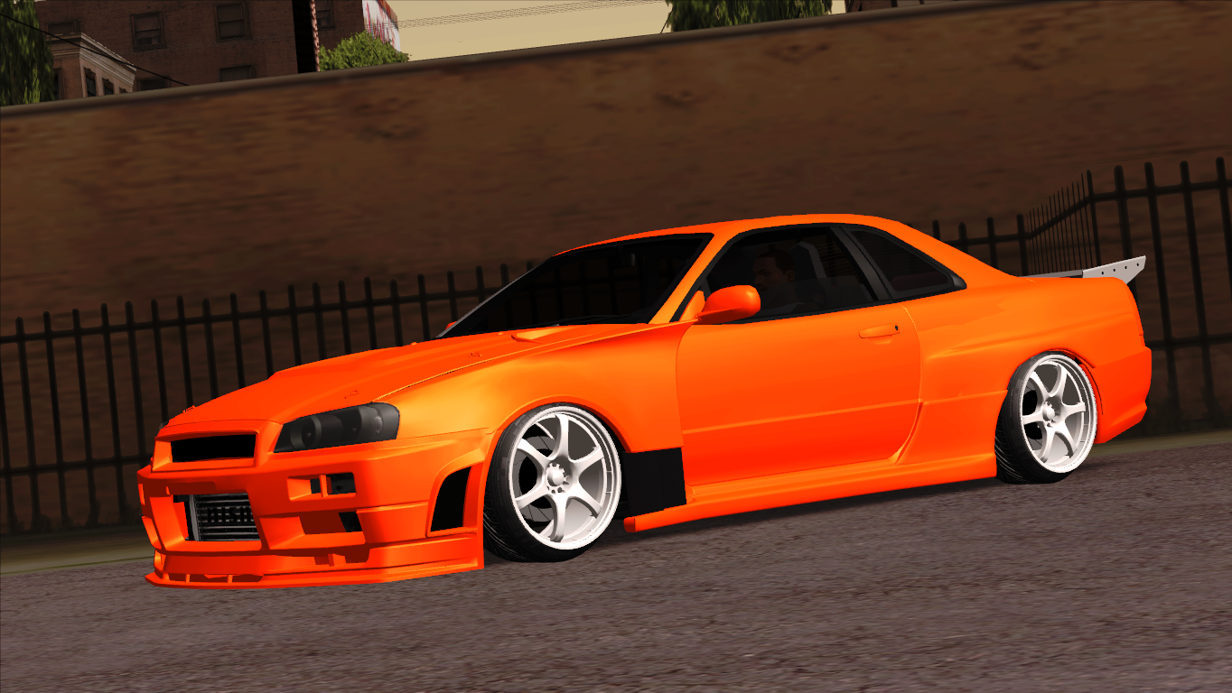 Gta DriftingCL: Nissan Skyline R34 ''C1 LOOP'' RACER'