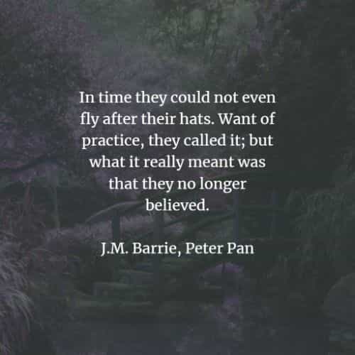 40 Famous Peter Pan quotes and sayings by J.M. Barrie