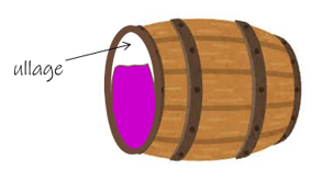 ullage の意味｜英語ワイン書籍に出てくる英単語