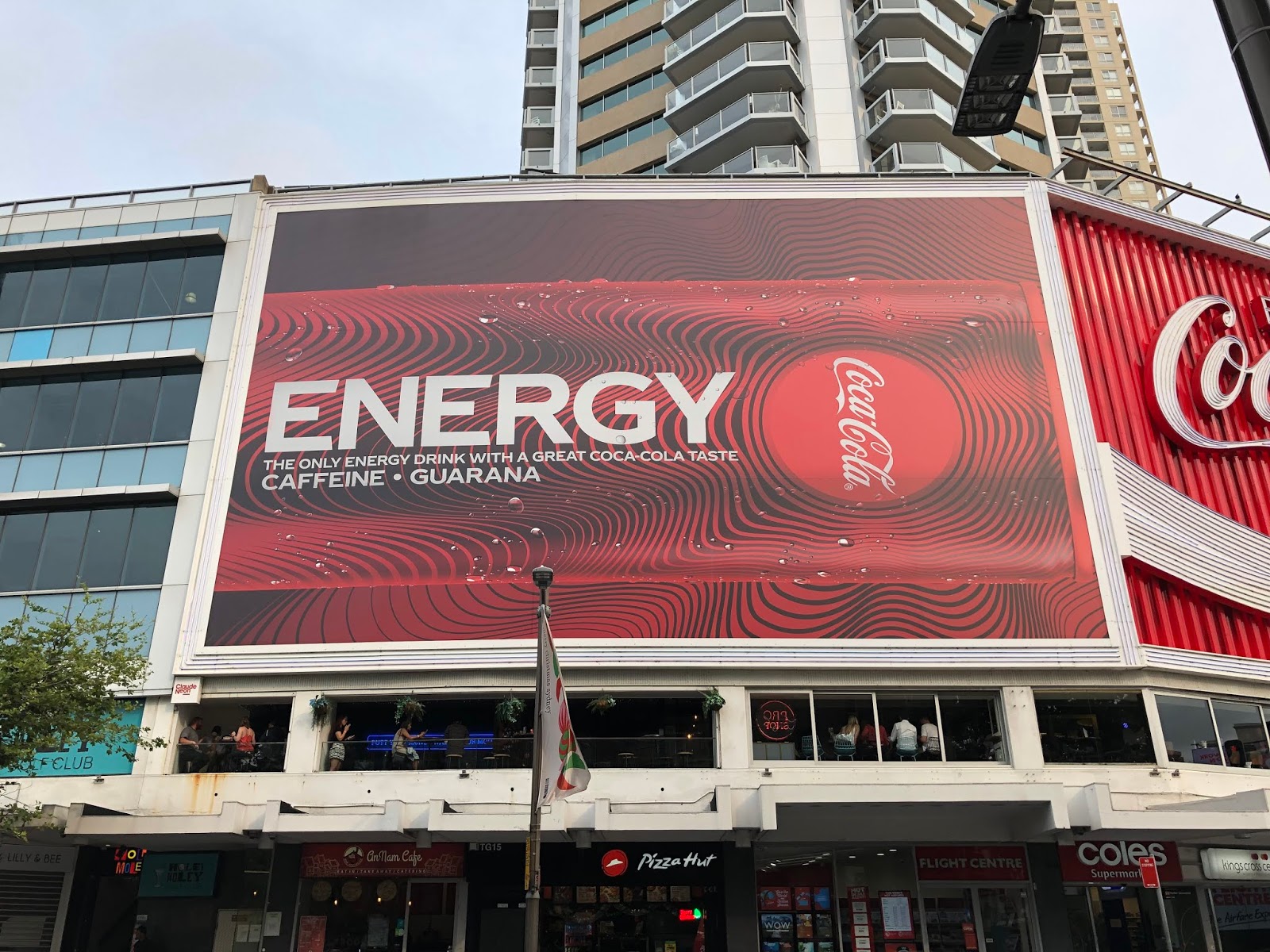 My Coca-Cola® Journey: Coca-Cola Energy Billboard Sydney Australia
