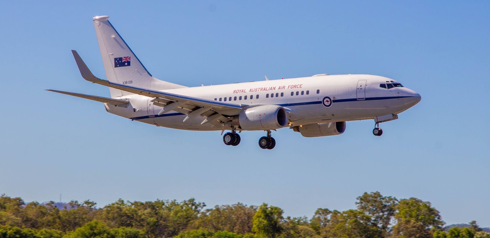 Central Queensland Plane Spotting: RAAF Boeing B737-7DF(BBJ) A36-001 ...