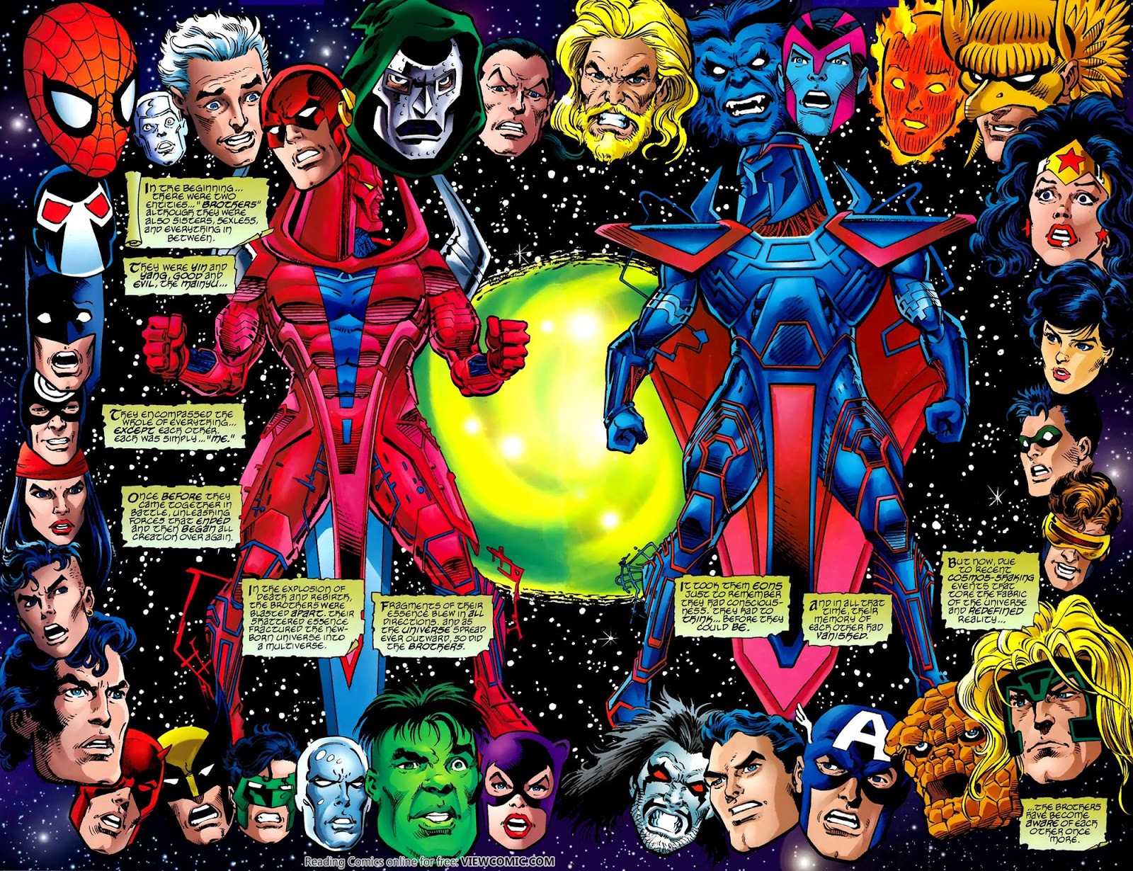 Marvel y DC juntos por una vez