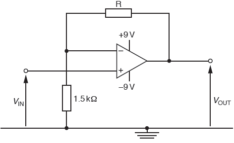 An ideal operational amplifier (op-amp) has infinite voltage gain and ...