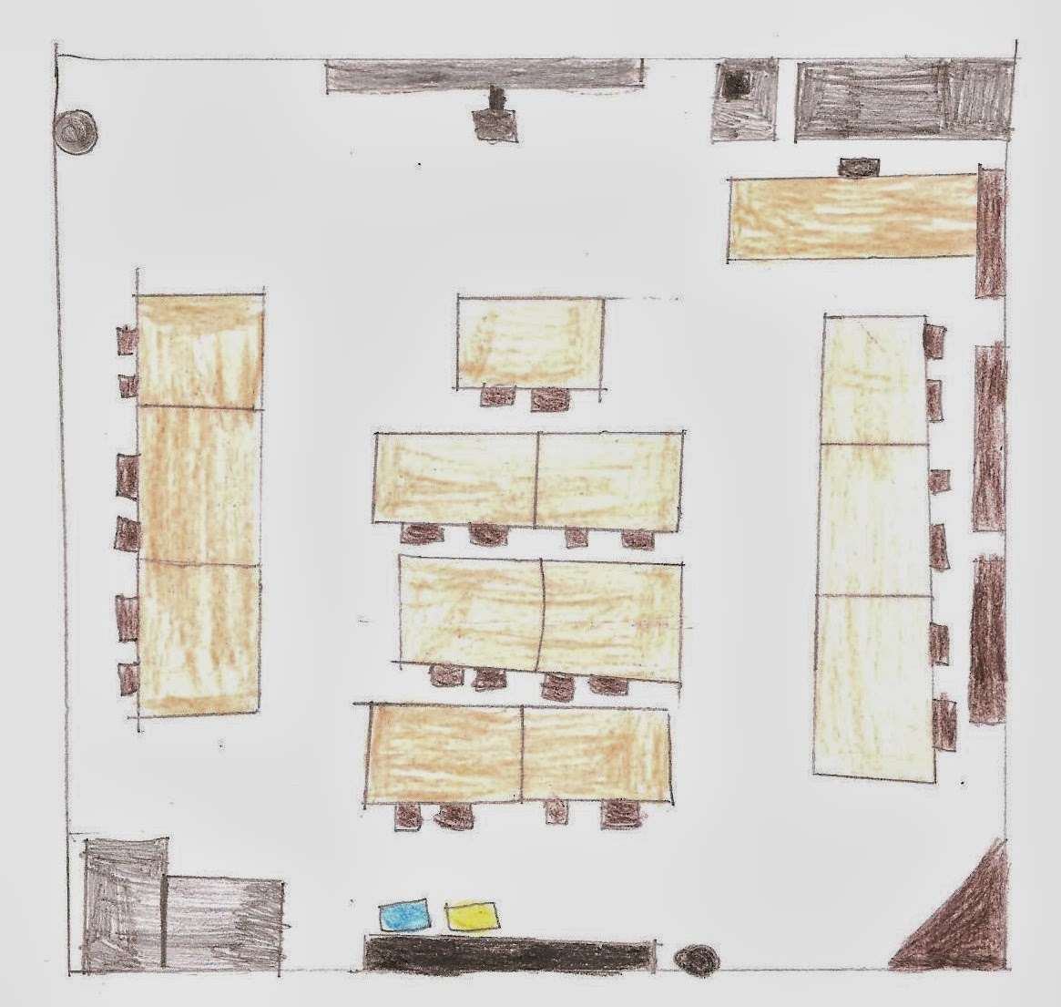 Aventuras de Palmo e Meio: A planta da nossa sala de aula - 2º ano