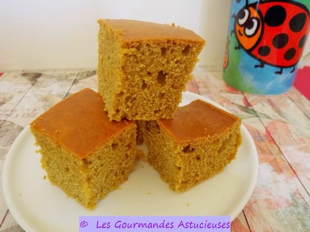 Gâteau moelleux à la farine de maïs