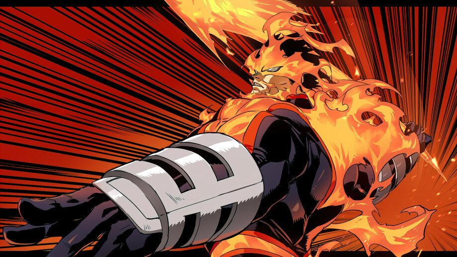 Endeavor My Hero Academia MHA 4K #9300b Wallpaper PC Desktop