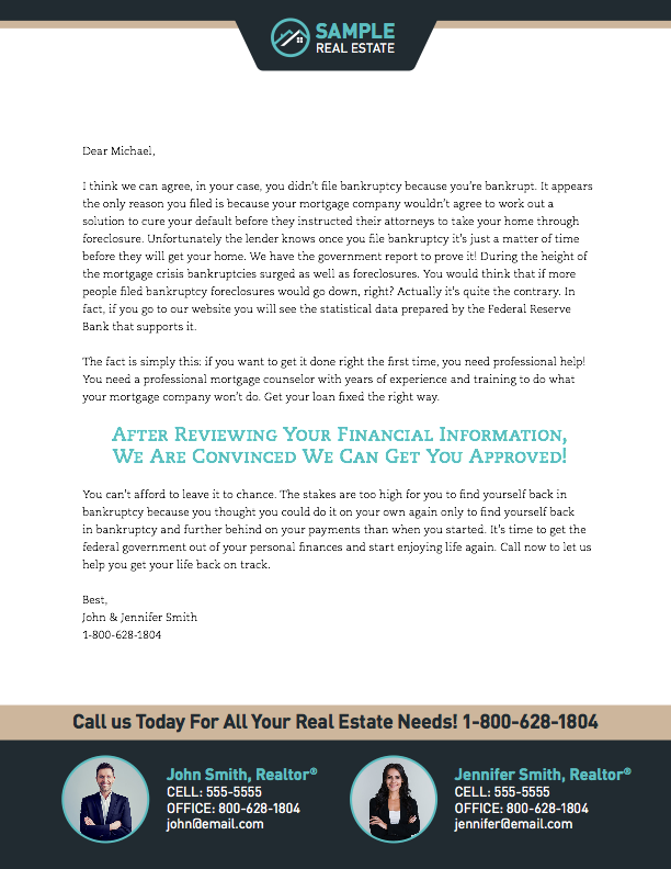 Real Estate Prospecting Letter Template ~ Resume Letter