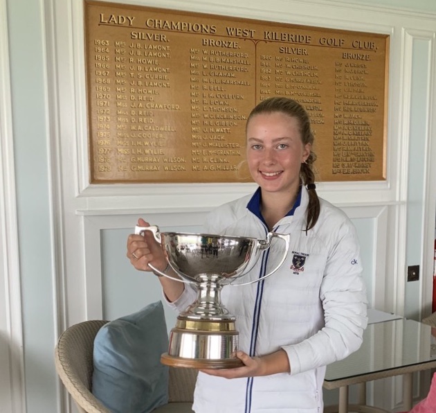 Carol Fell Golf : FREYA RUSSELL IS THE 2021 AYRSHIRE COUNTY CHAMPION