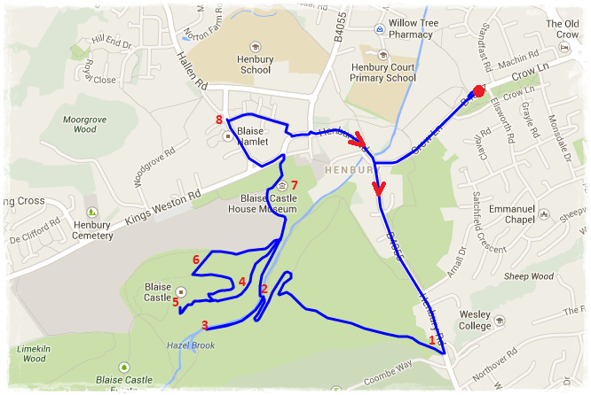 Blaise Castle in Autumn colours ~ Great little place called Bristol