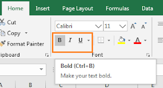 Excel Basic Formatting