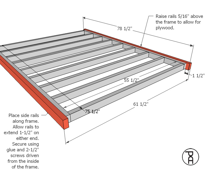 How to Build a Modern Cable Railing Bed | Building Plans + Video ...