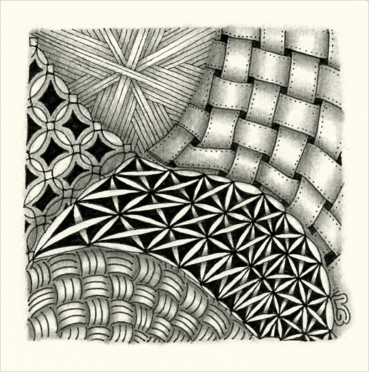 Time for Tangling: Classic Zentangle® - Fife, Hurry, Keeko, OOF & W2