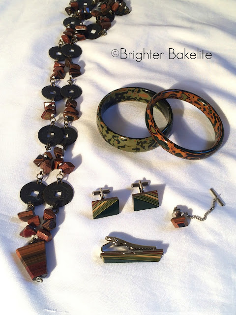 Brighter Bakelite: "Camo" Bakelite: Actual Bakelite, Car Paint, or what?
