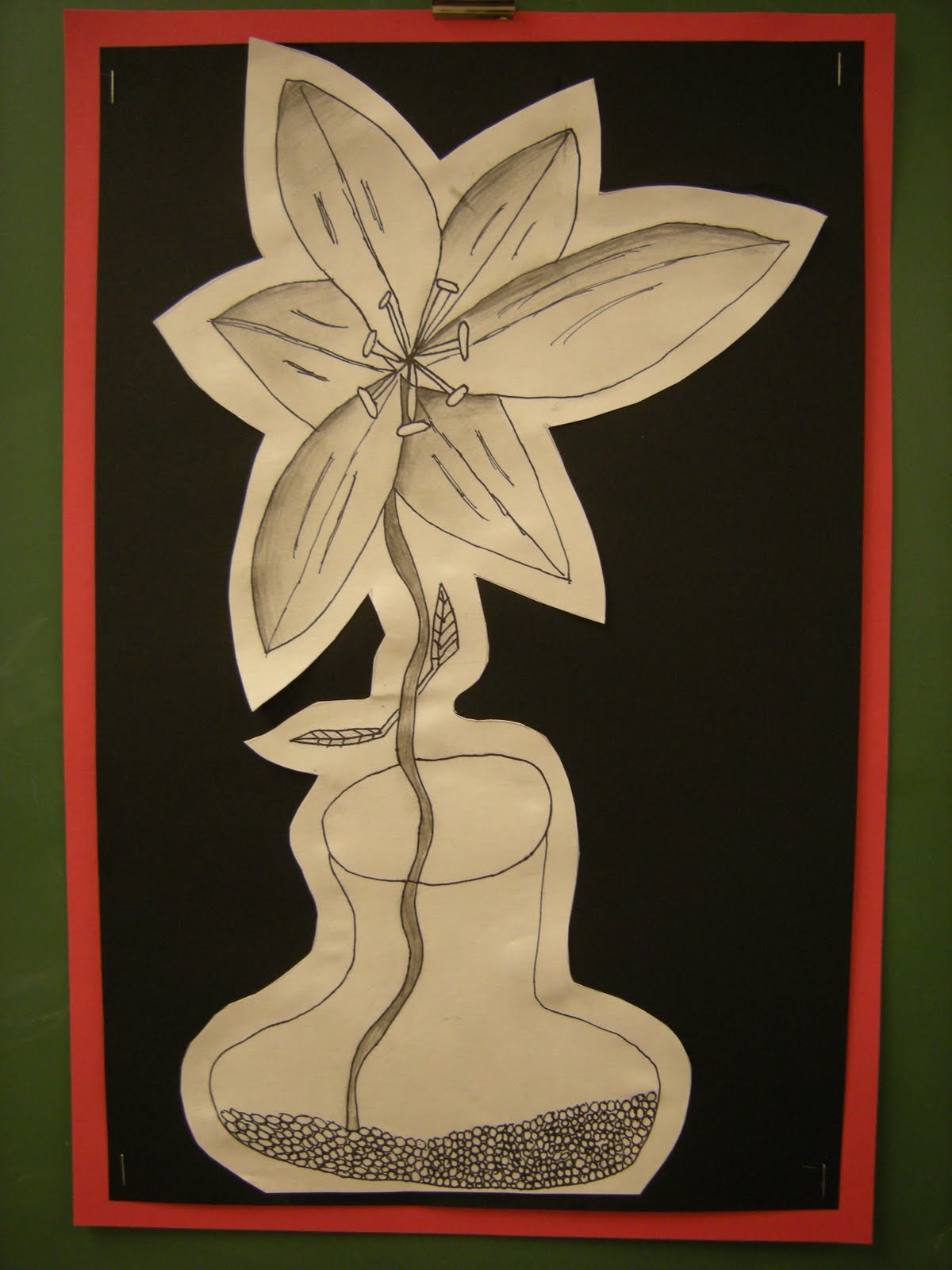 WHAT'S HAPPENING IN THE ART ROOM??: 5th Grade Value Flowers