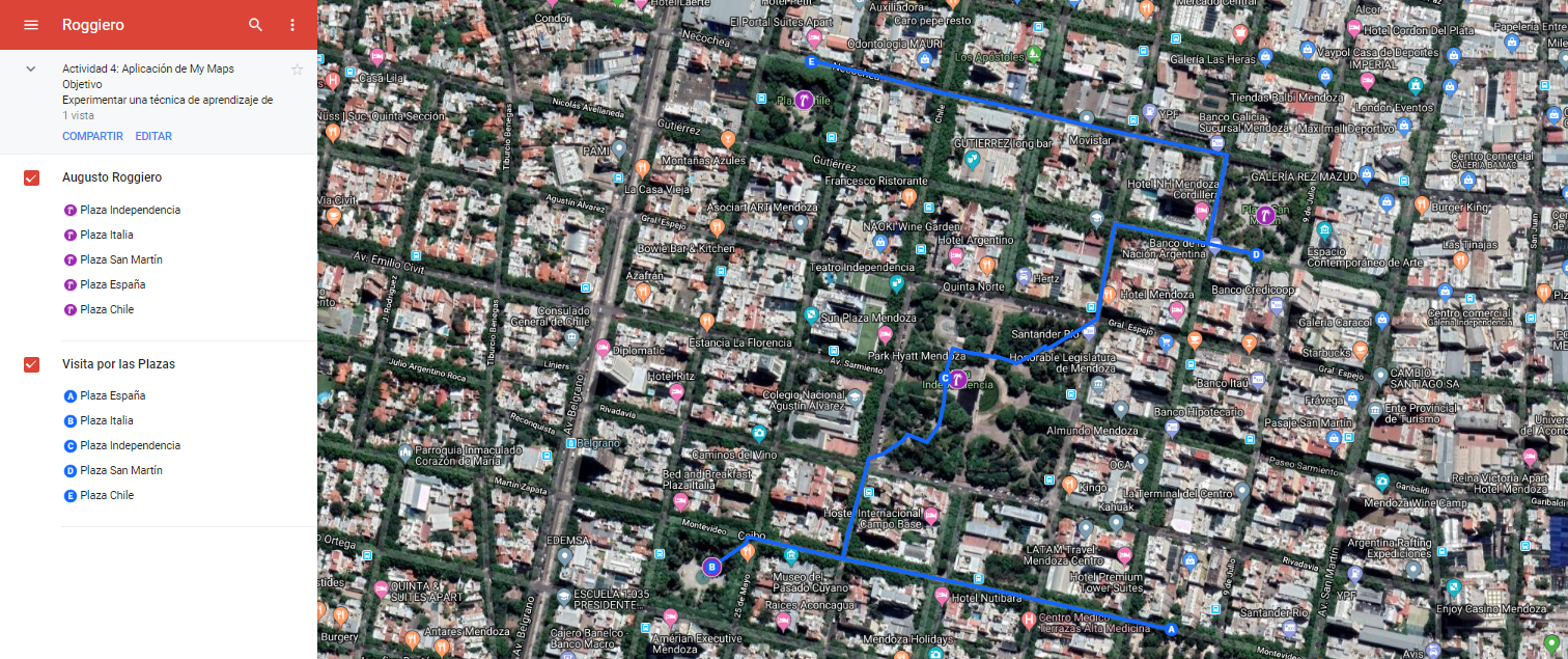 Mis propios mapas personalizados con Google My Maps