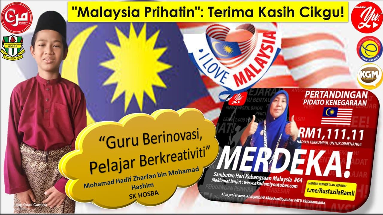 MALAYSIA PRIHATIN, TERIMA KASIH CIKGU! OLEH ADIK MUHAMMAD HADIF ZHARFAN ...