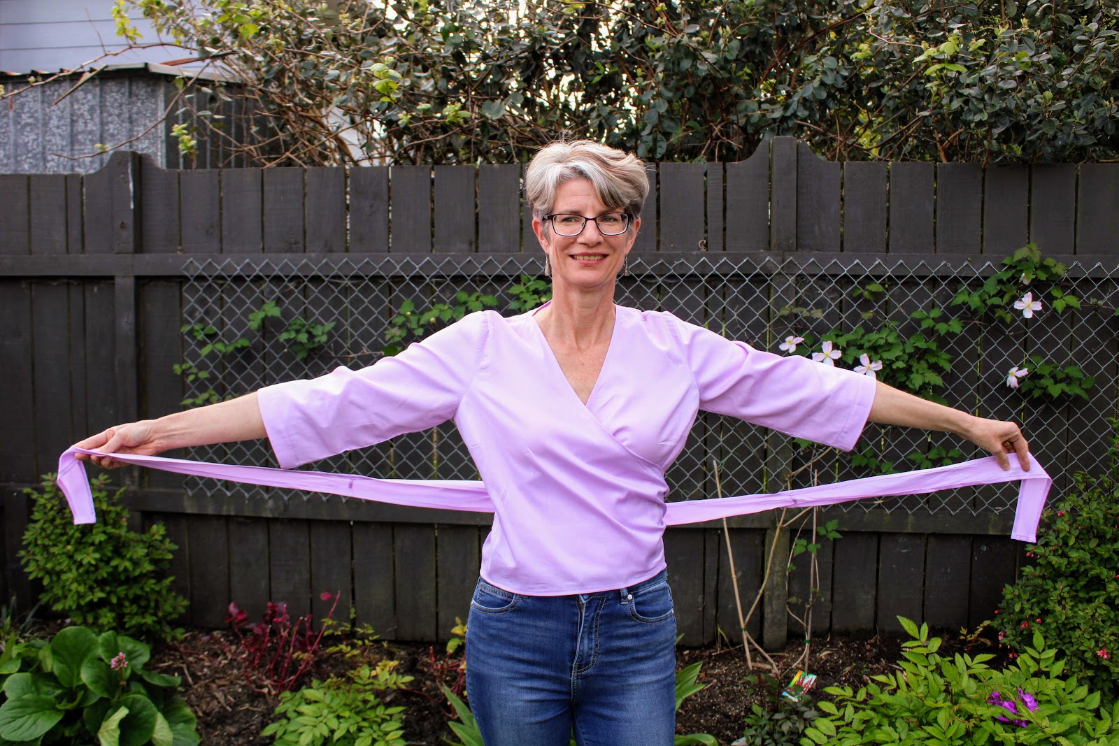 JulieLou : Peppermint Wrap Top