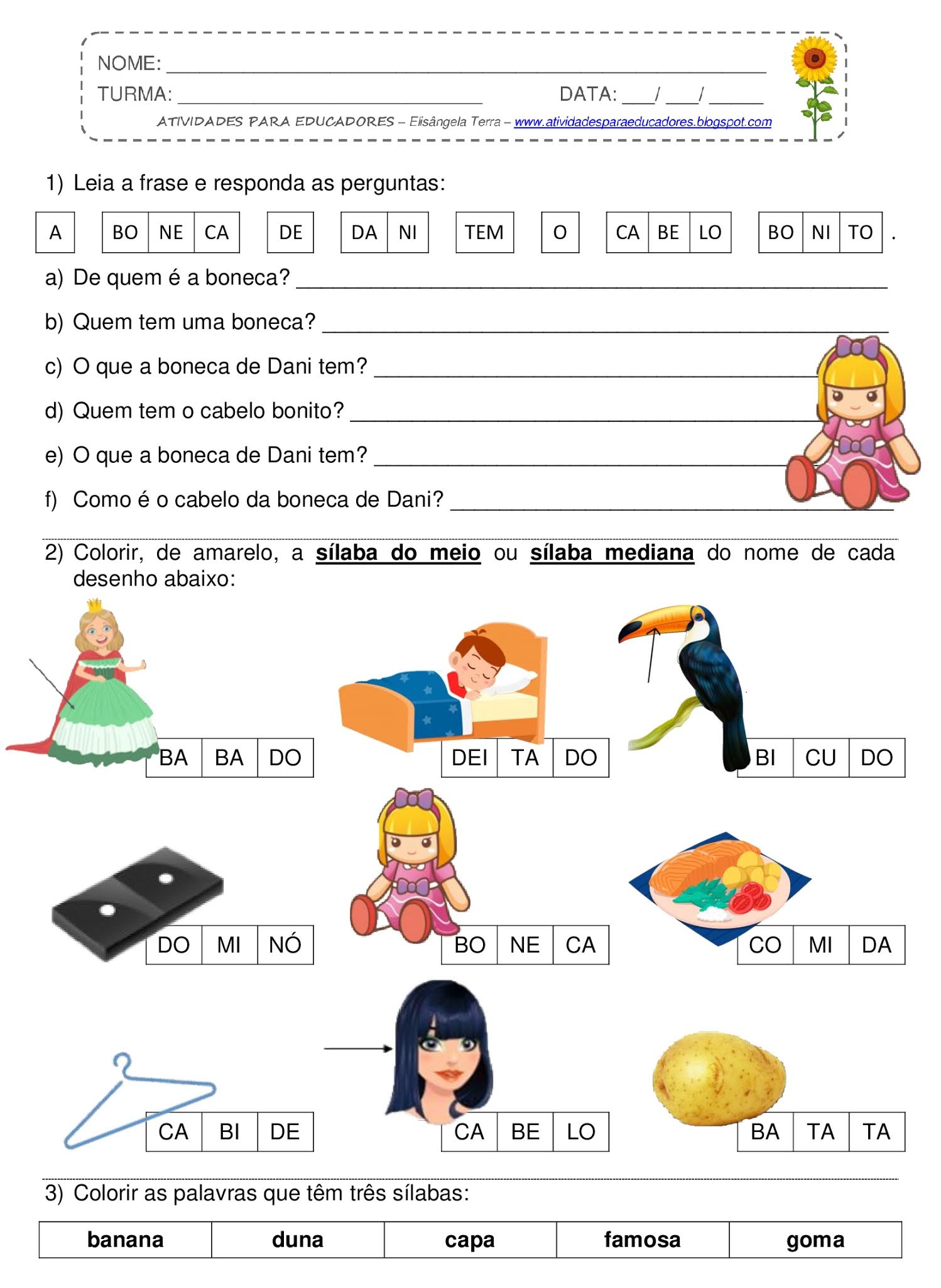 ATIVIDADES PARA EDUCADORES: Maio 2021