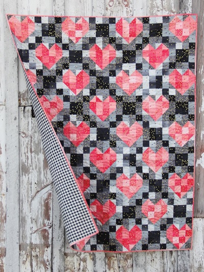 Easy Heart String Quilt Pattern