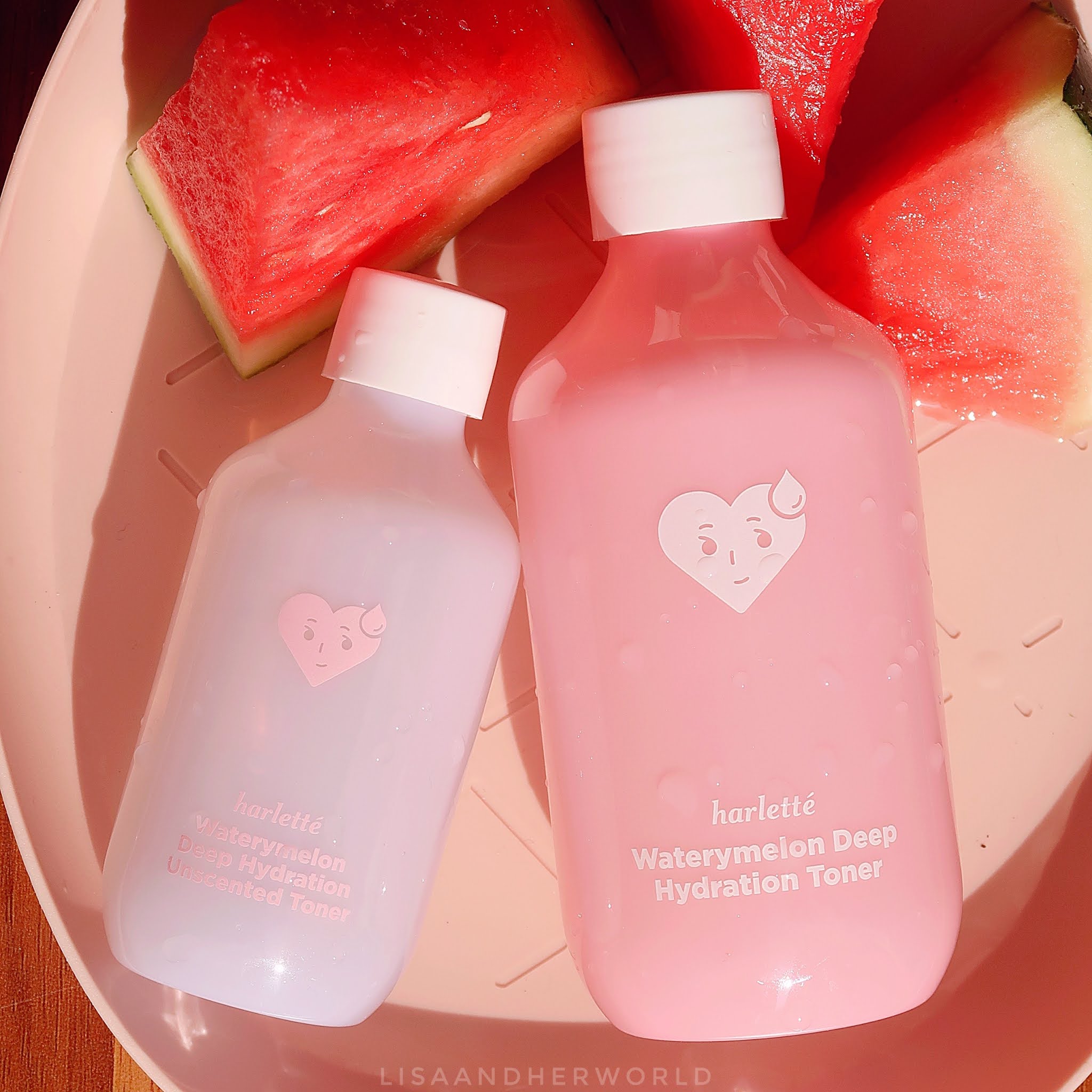 Harlette Waterymelon Deep Hydration Unscented Toner Review (vs Scented ...