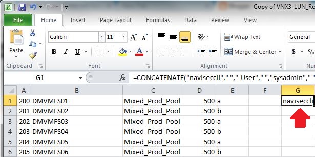 Infinite IOPS: Scripting VNX LUN creation with Excel