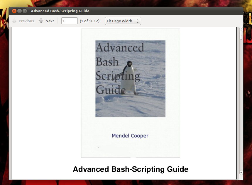 [Ebook] Advanced Bash-Scripting Guide