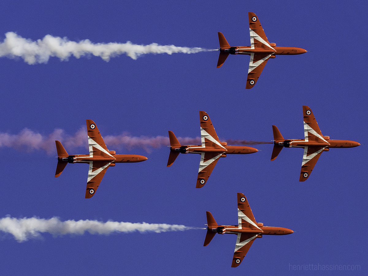 Royal Air Force Aerobatic Team, the Red Arrows